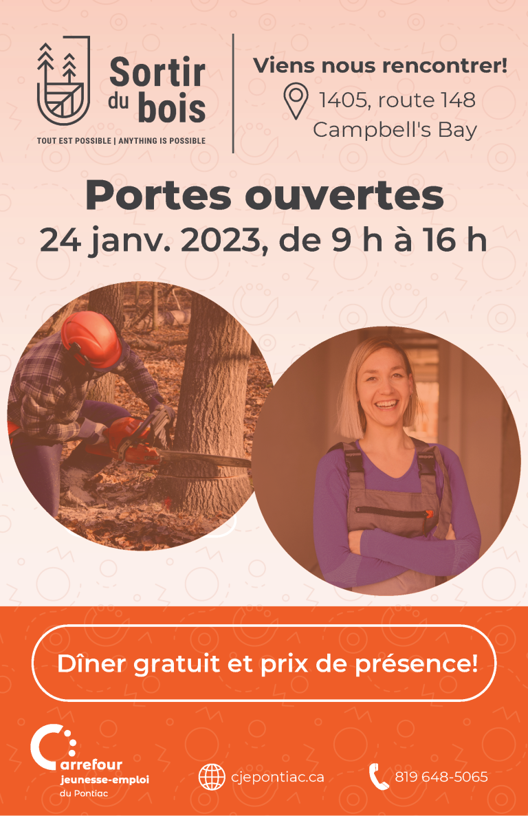 Journée porte ouverte pour le programme d’insertion Sortir du bois ...