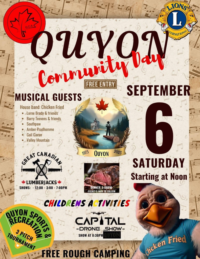Community Day in Quyon – September 6 – CHIPM FM