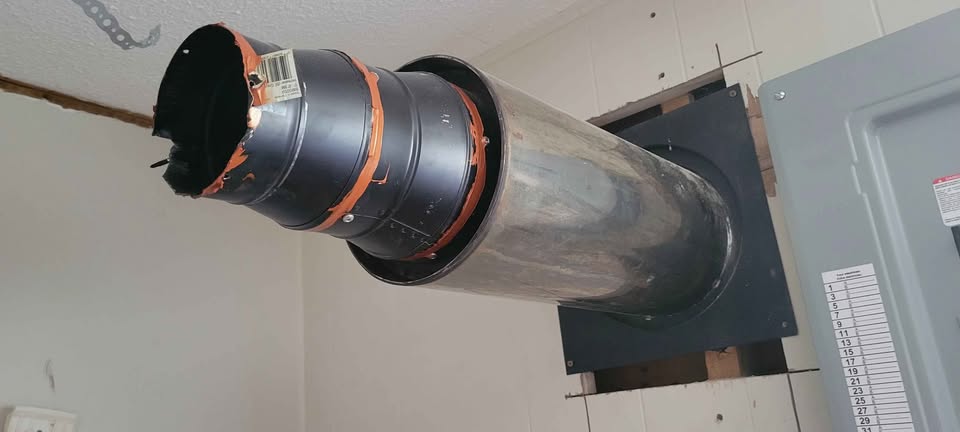 Insulated chimney used for an oil furnace – CHIPM FM